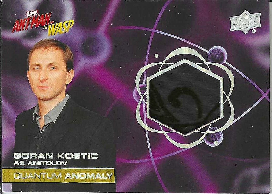 Ant-Man & the Wasp Costume Card QM7 Goran Kostic (Upper Deck, 2018) | eBay