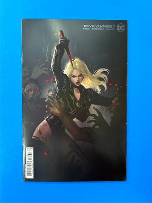DC VS VAMPIRES # 7 Comic ~ VARIANT BLACK CANARY 1:25 Cover LEIRIX 2022 ...