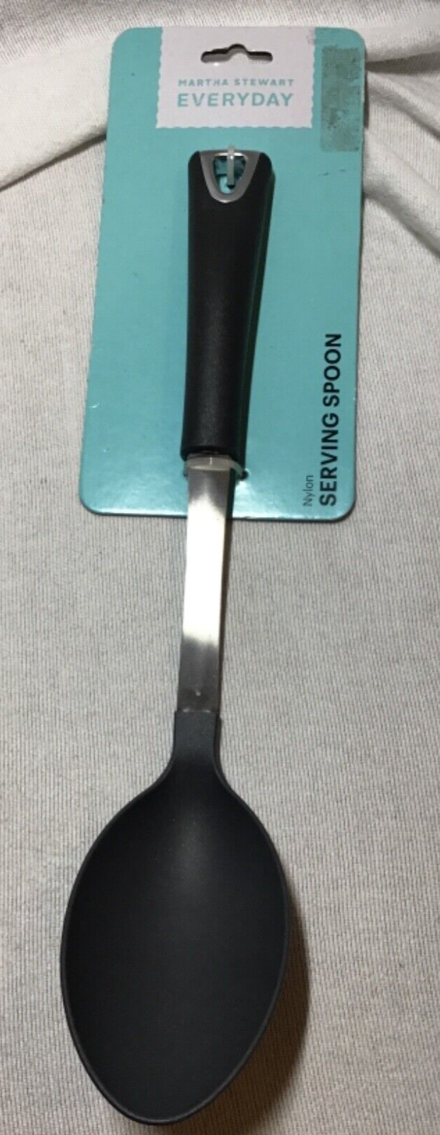 MARTHA STEWART NYLON SERVING SPOON GRAY NIP | eBay