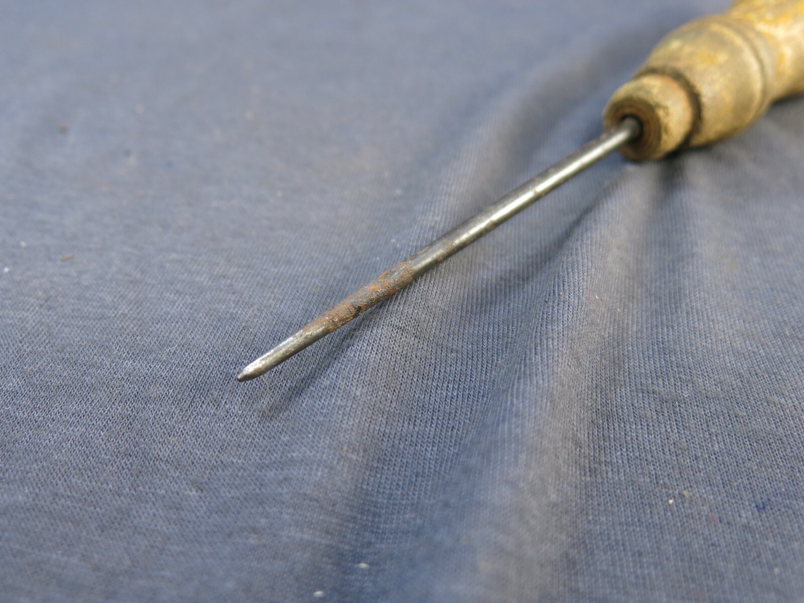 Vintage Briddell Ice Pick or Scratch Awl 7" Long Stamped Briddlel USA ...