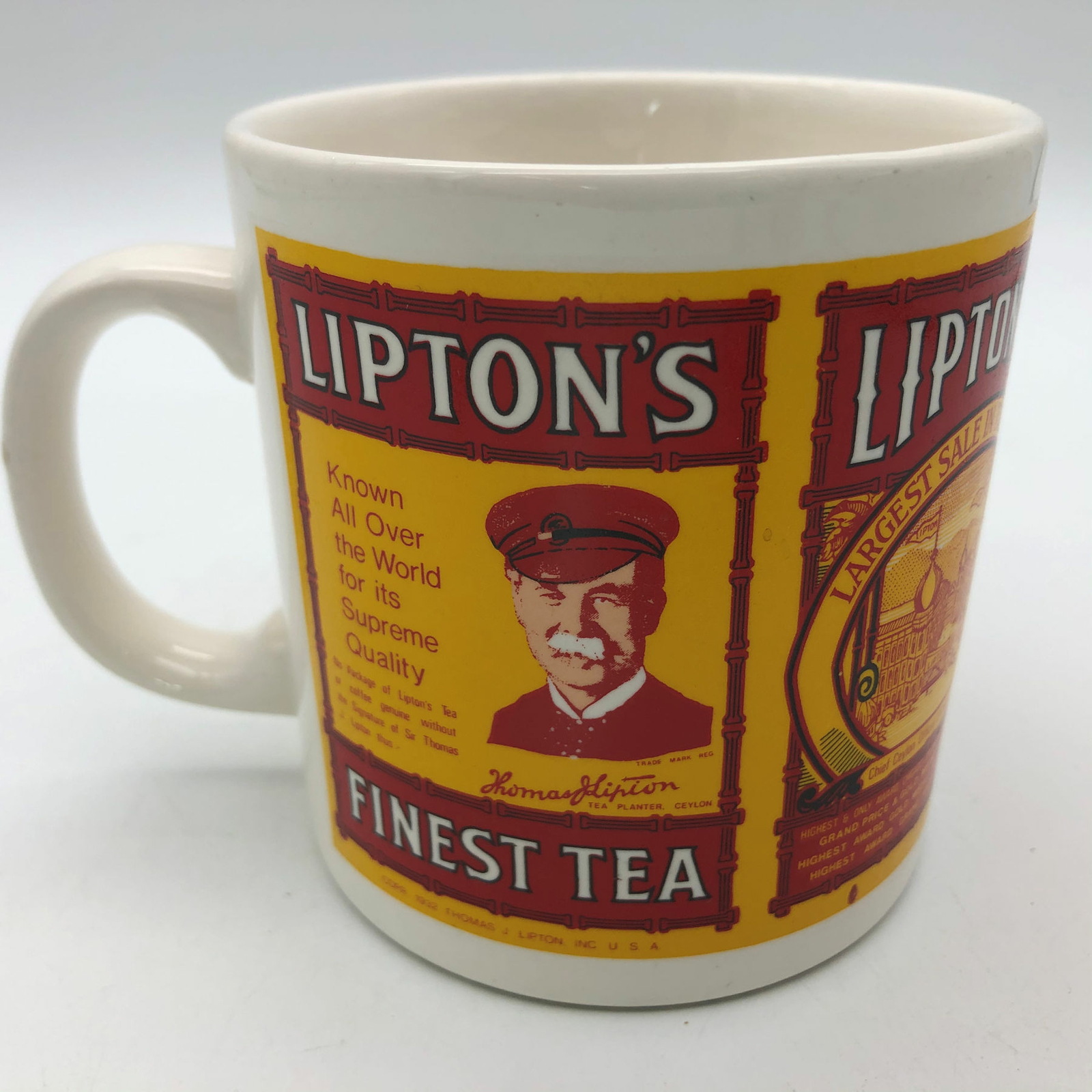 Lipton's Tea Ceramic Coffee Mug FPC England | eBay