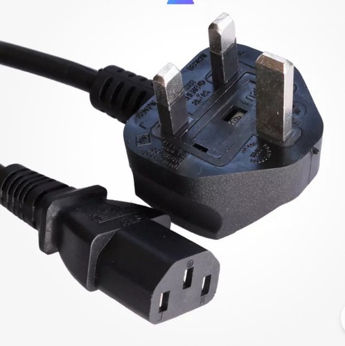 Kettle Lead Power Cable 3 Pin UK Plug For PC Monitor TV | eBay