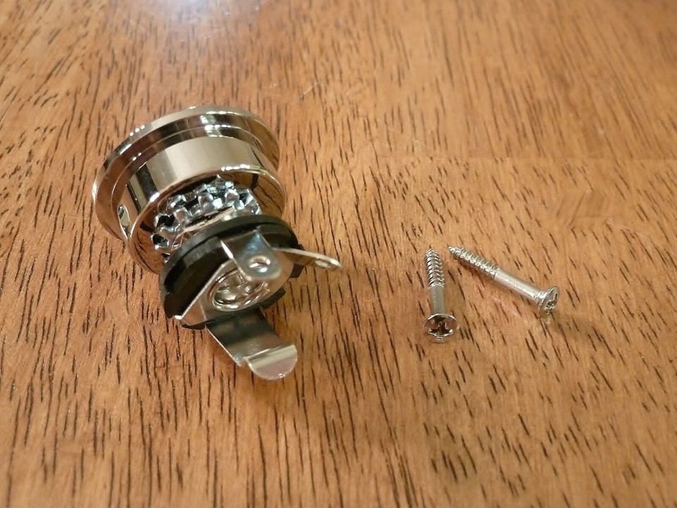 ELECTROSOCKET JACK MOUNT AND JACK CHROME FOR TELECASTER | eBay