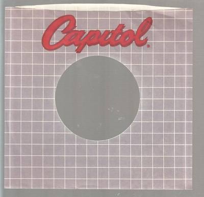 Company Sleeve 45 CAPITOL Grey w/ White Lines & Red Lettering on | eBay