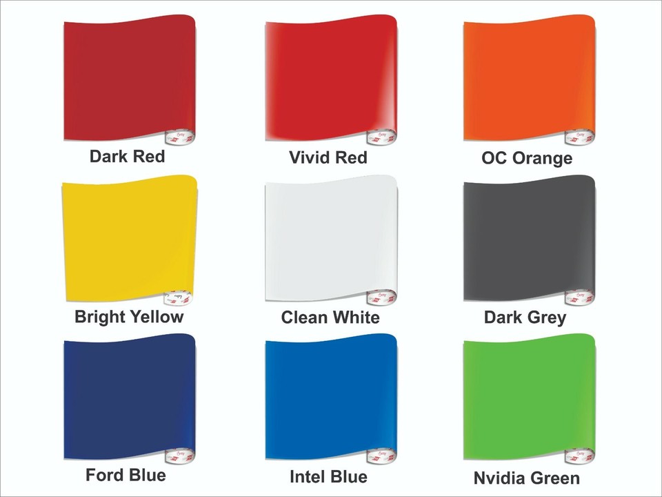 AMD Threadripper Computer PC Case Window Applique Vinyl Decal (Color ...