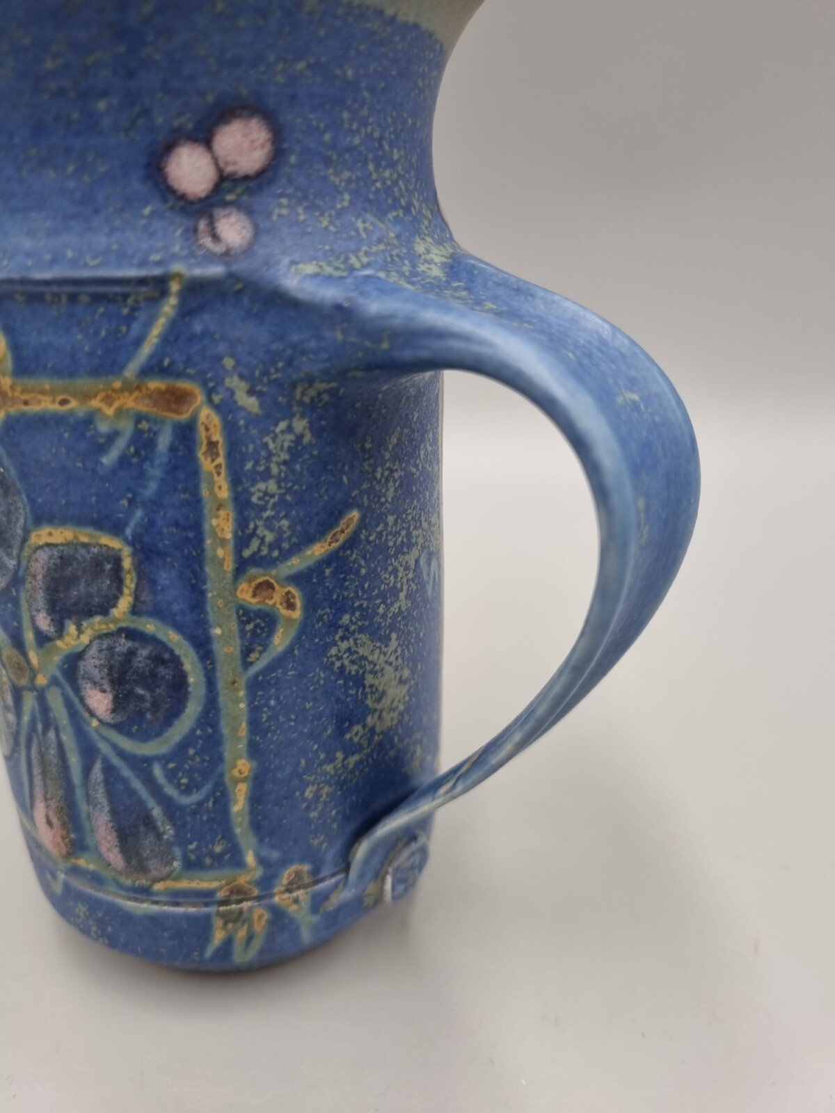 A Cylinder Studio Pottery Jug, Makers Mark 'SH' Seal. | eBay UK