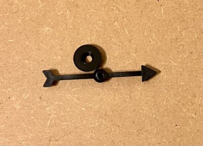 Plastic Black 75mm Spinner Pointer Arrow With Base. Spare For Board ...