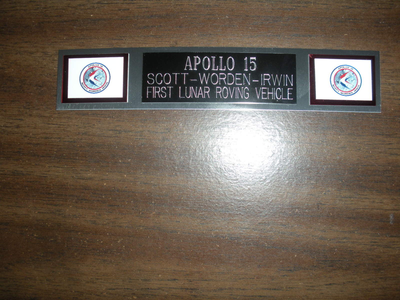 APOLLO 15 (NASA) ENGRAVED NAMEPLATE FOR PHOTO/DISPLAY | eBay