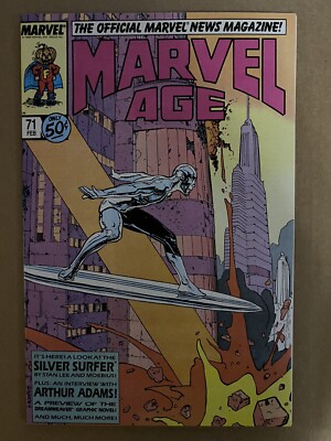 Marvel Age #71 1989 First Printing Original Silver Surfer Comic Book | eBay