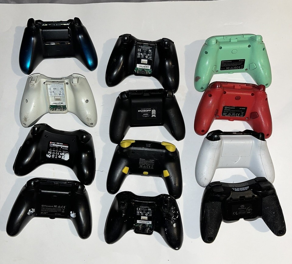 Xbox One Controller Lot of 12 Variety of controllers For Parts or ...