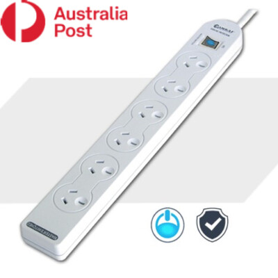 6 Outlet Power Board Powerboard with Master Switch | eBay Australia