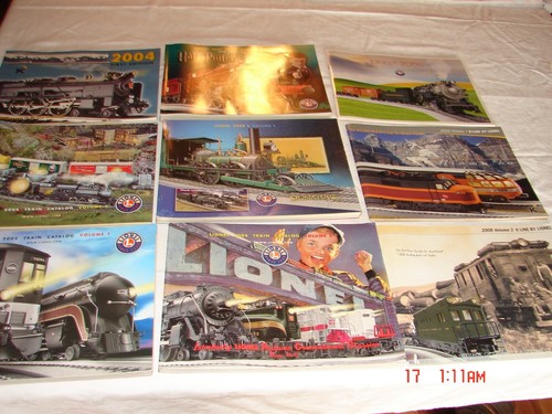 2004-2008 Lionel Trains 9 Brochures & Catalogs - K-Line - NOS - SEE ...
