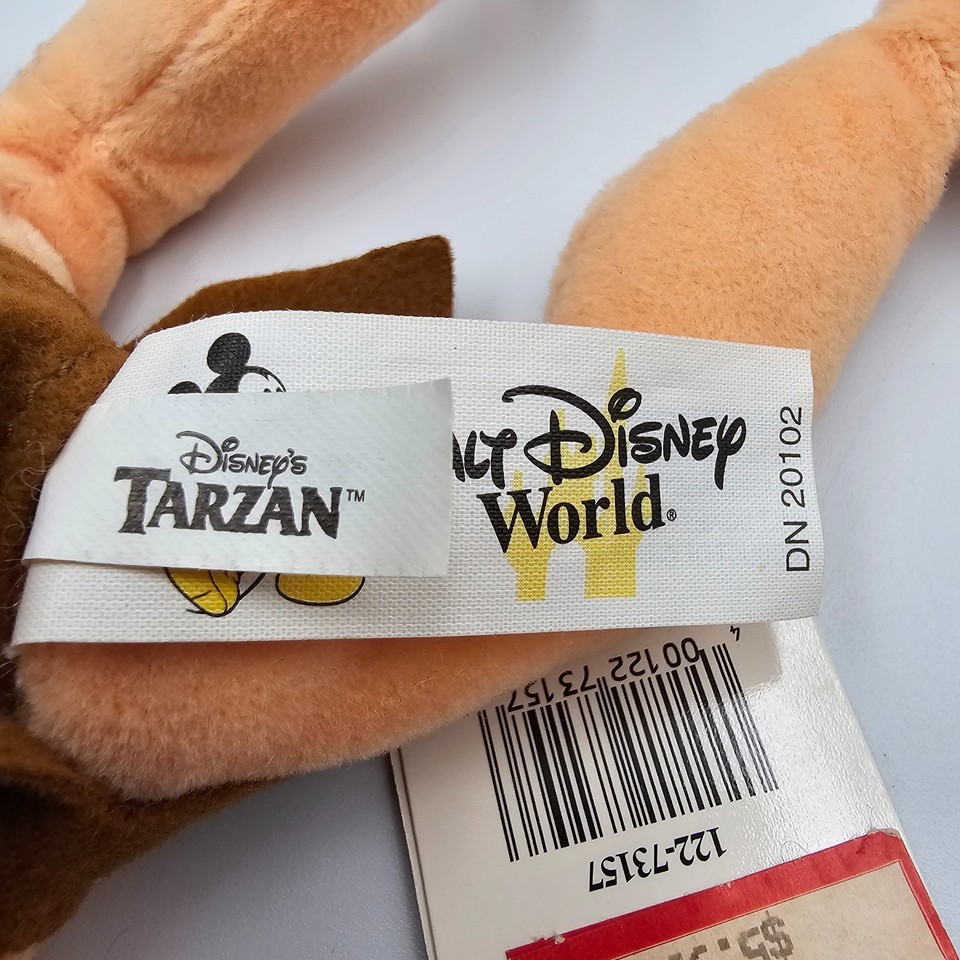 Disney Tarzan Young Tarzan Mini Bean Bag Plush Disney World Parks ...