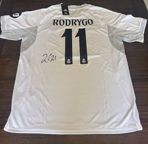 RODRYGO REAL MADRID Signed Autographed JERSEY w/PROOF & COA Rare Beauty ...