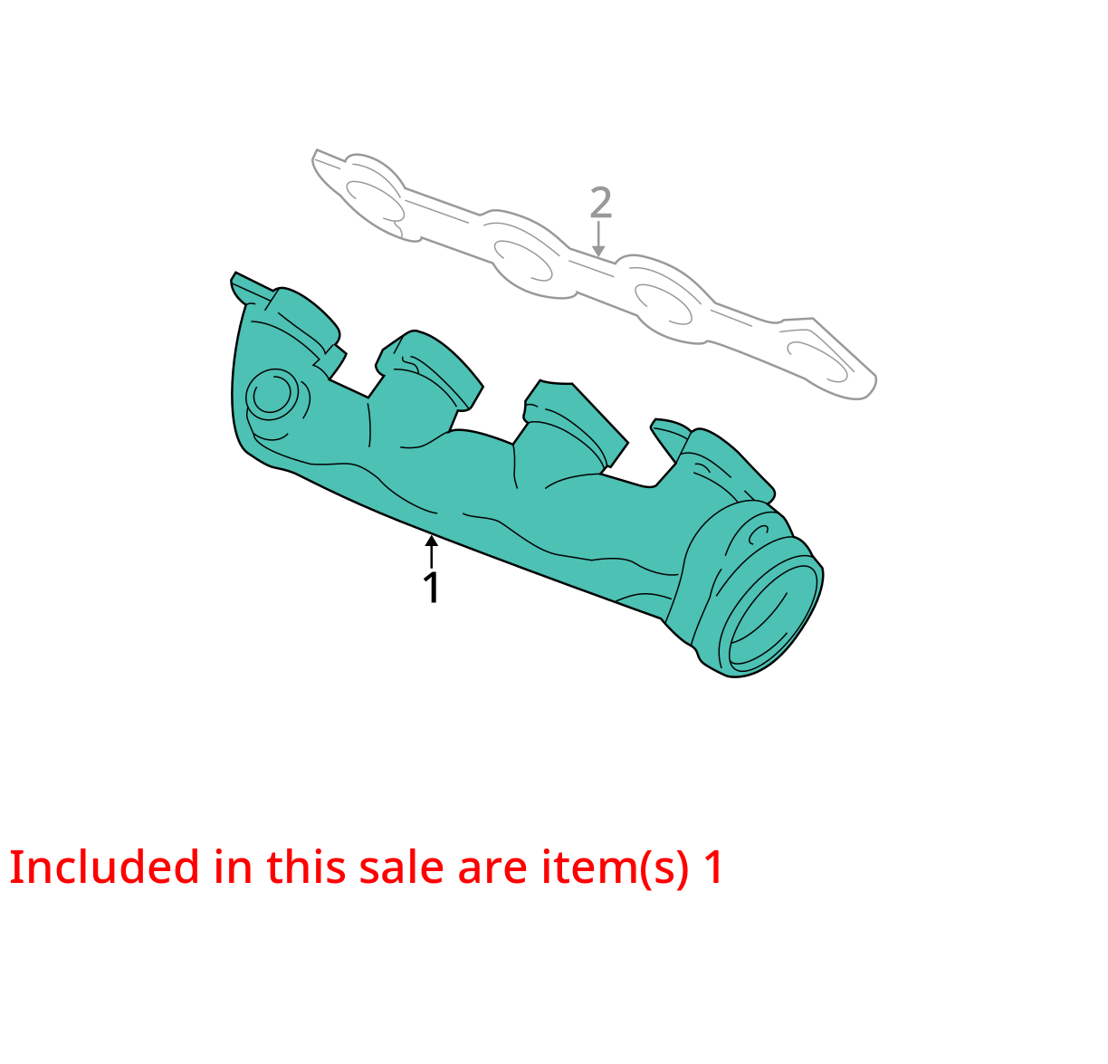 2001 Ford Expedition Exhaust Manifold OEM 73K Miles - LKQ432011908 | eBay