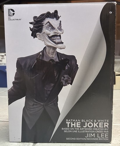 Batman Black & White The Joker Statue Jim Lee Second Edition | eBay
