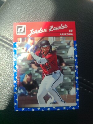 2023 Donruss Baseball Jordan Lawler Indepenence Day #244 AZ ...