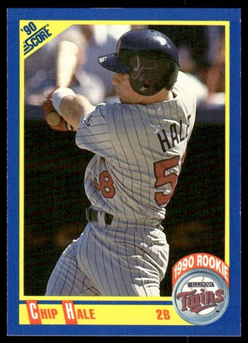 1990 Score Baseball Card Chip Hale Rookie Minnesota Twins #588 | eBay