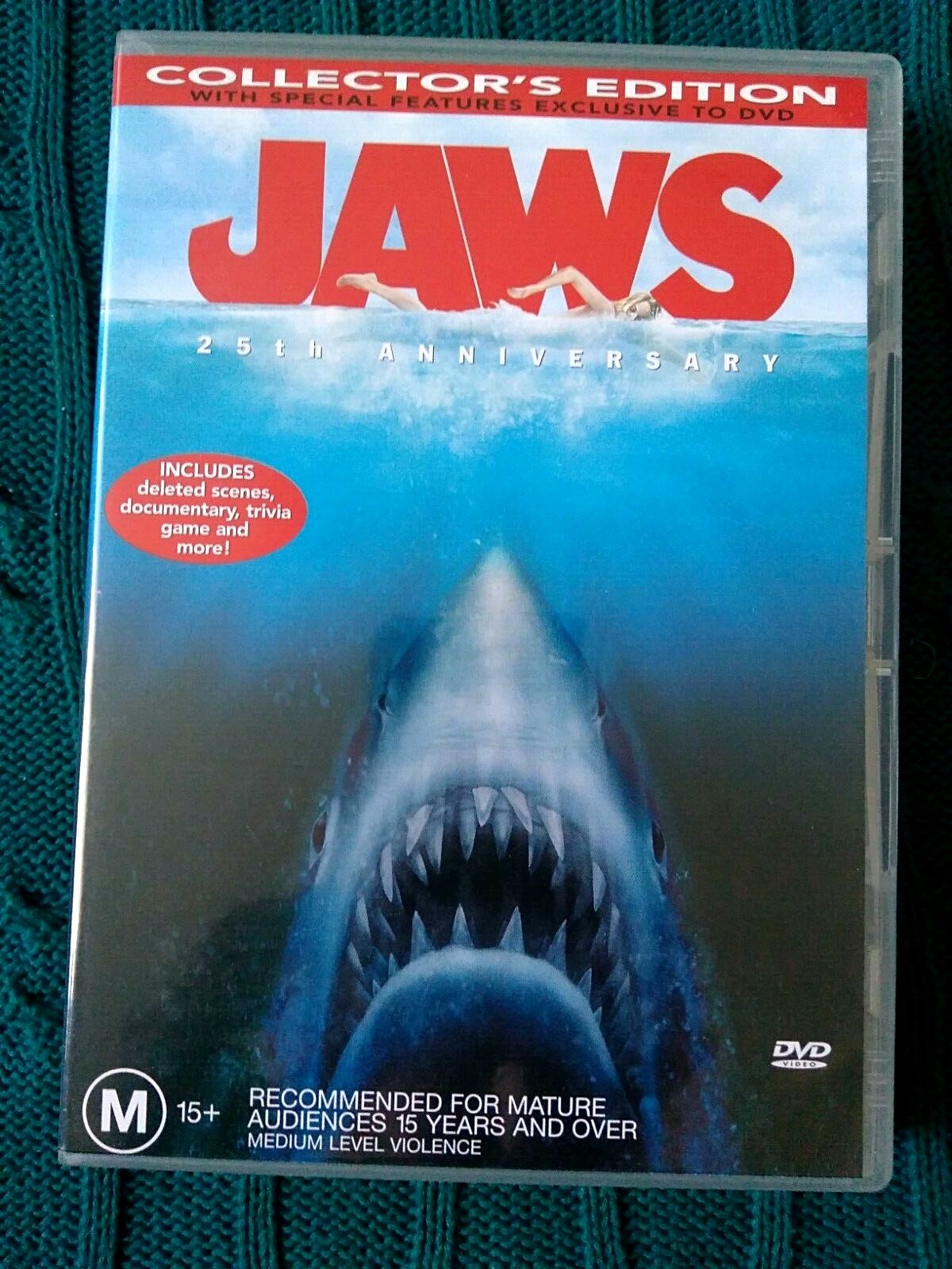 Jaws (25th Anniversary Collector's Edition, DVD, 1975) for sale online ...