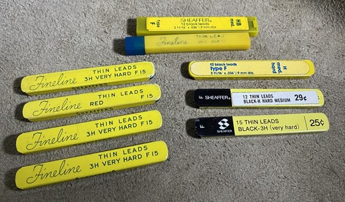 SHEAFFER FINELINE LEAD PENCIL REFILLS lot | eBay