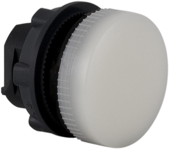 Schneider Electric Harmony XB5 Series, White Pilot Light Head ZB5AV013 ...