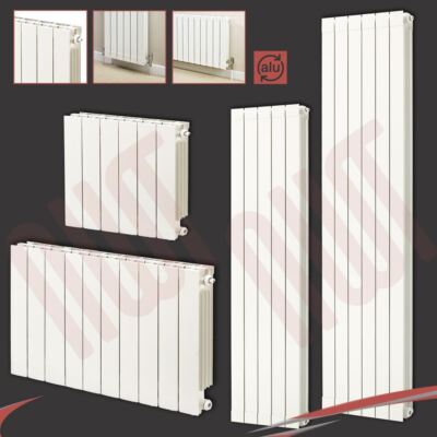 Designer White Verical Horizontal Aluminium Column Radiators TROJAN ...