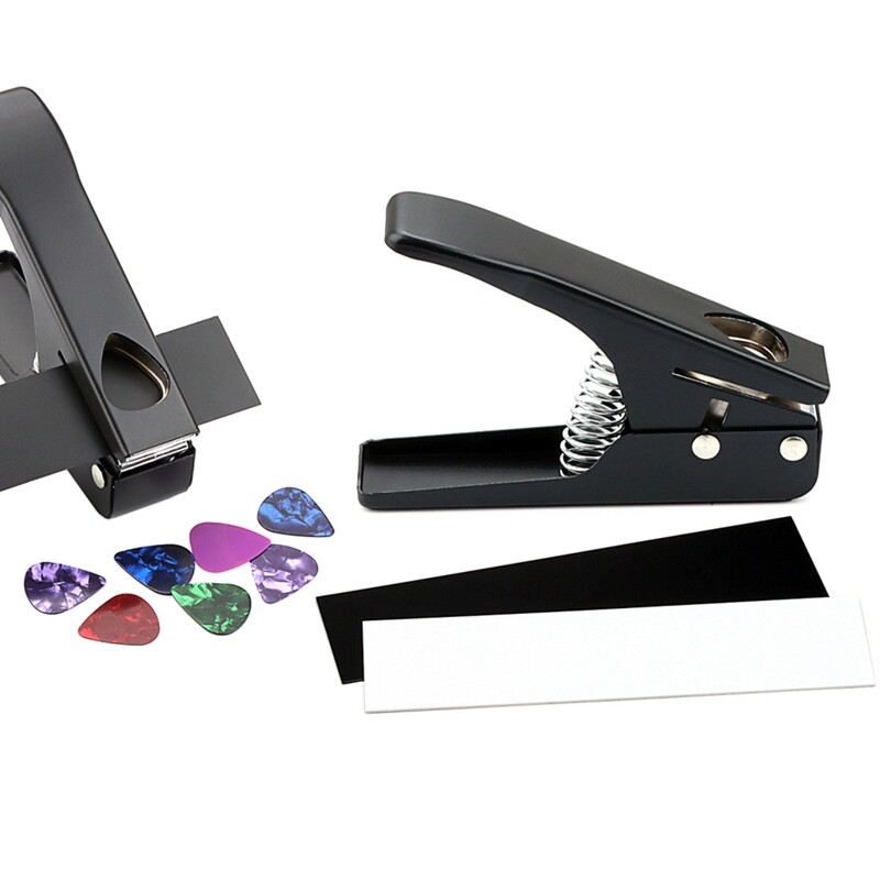 Guitar Pick Punch Pick Maker Guitar Pick Cutter with 2 Pick Strips ...