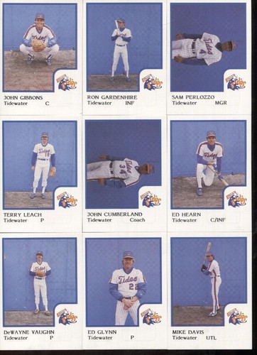 1986 PROCARDS TIDEWATER TIDES MINOR LEAGUE TEAM SET (29 CARDS) DAVE ...