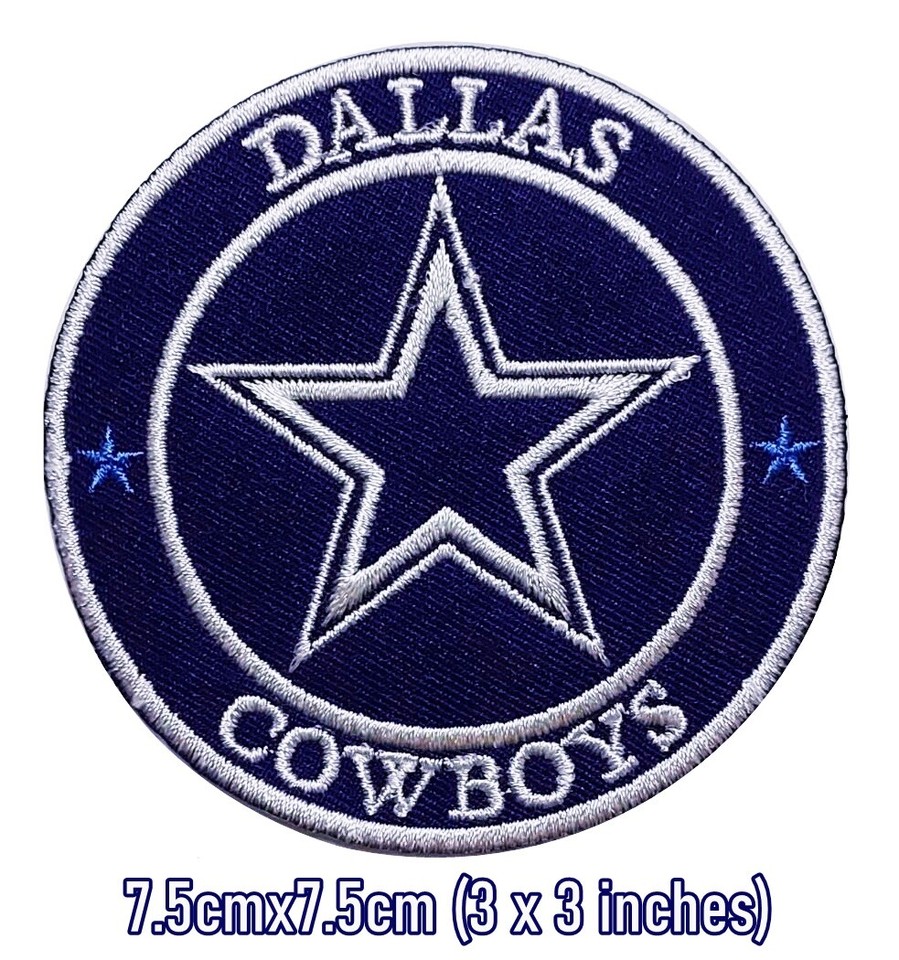 Dallas-Cowboys Embroidery Patches Iron on, Sew on(Select options) Thai ...