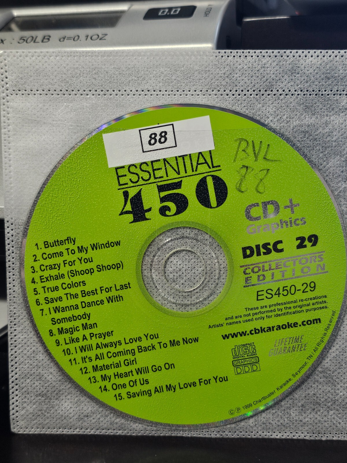 ES450-29 ESSENTIAL 450 CHARTBUSTER KARAOKE CDG | eBay