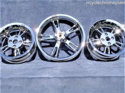 HARLEY CHROME FREE WHEELER FLRT WHEELS RIMS TRIKE TRI-GLIDE 14-23 ...