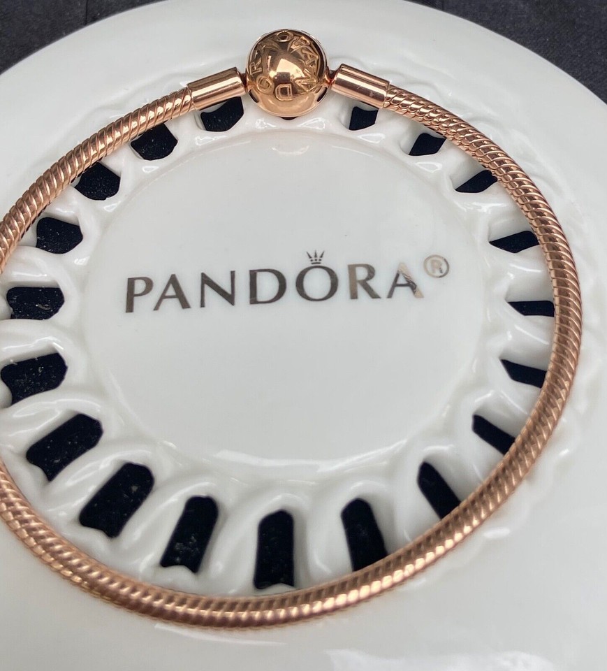 Authentic Pandora MOMENTS Snake Chain Bracelet #580728 | eBay