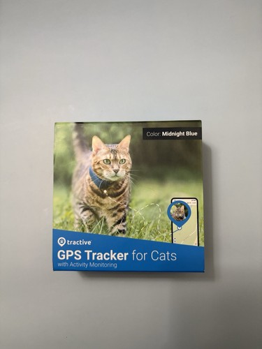 TRACTIVE GPS Tracker For Cats - Midnight Blue | eBay