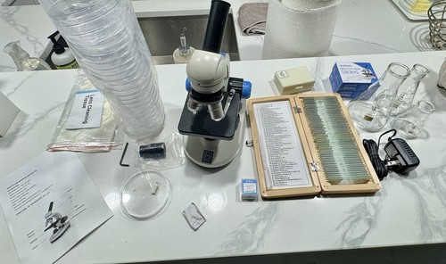 National Optical SS-110 LED Microscope Lightly Used Great For School Projects | eBay