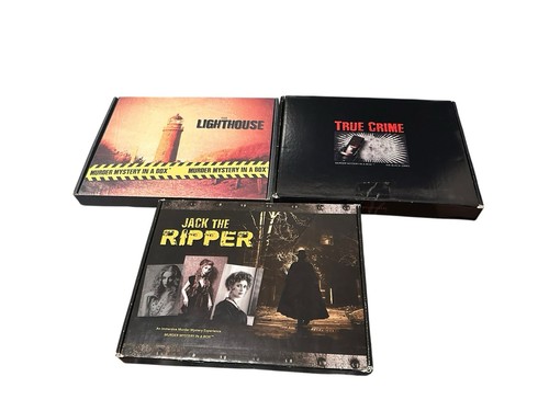 Murder Mystery In A Box Game Lot The Lighthouse Jack The Ripper True ...