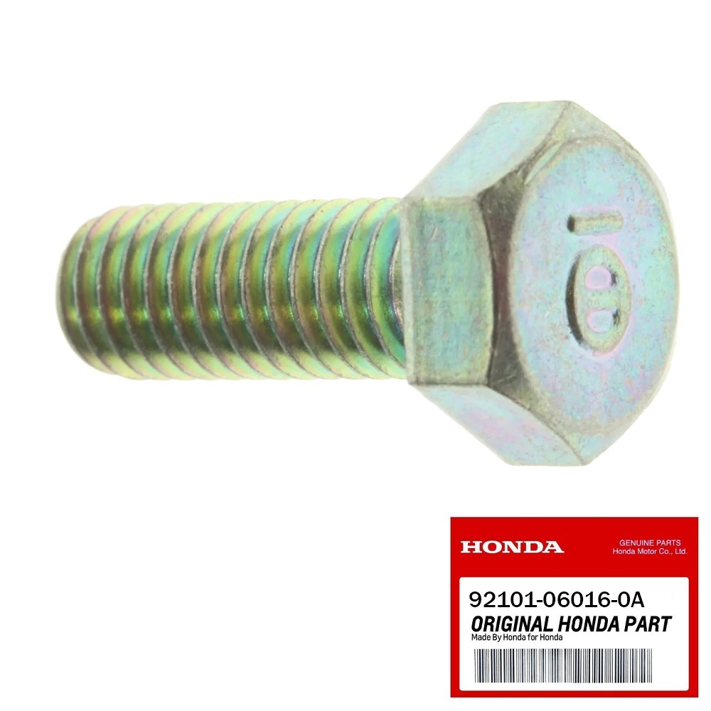 Genuine Honda 92101-06016-0A Hex Bolt HS624K1 HS724 HS828K1 HS928 Snow ...
