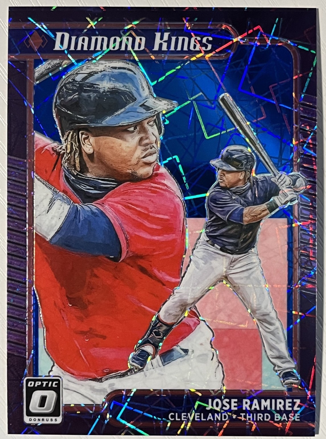 2021 Panini Donruss Optic - Diamond Kings Jose Ramirez #8 Purple ...