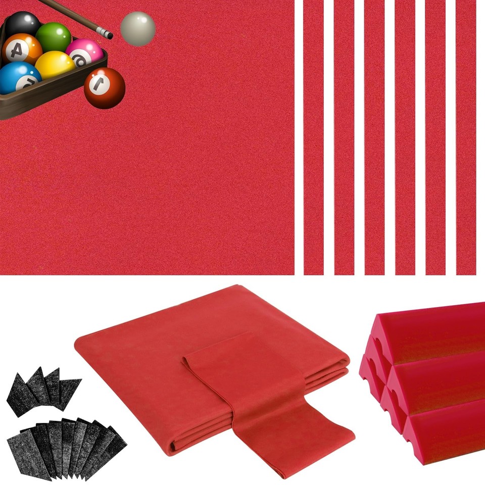 Pool Table Felt And Bumper Kit