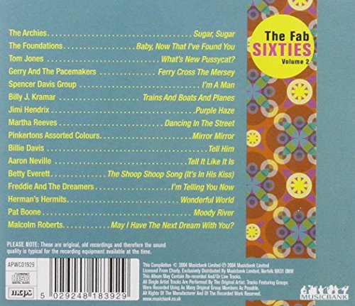 The Fab Sixties Volumes 2,7,and 8,with Grieg:Lyric Pieces [Audio CD ...