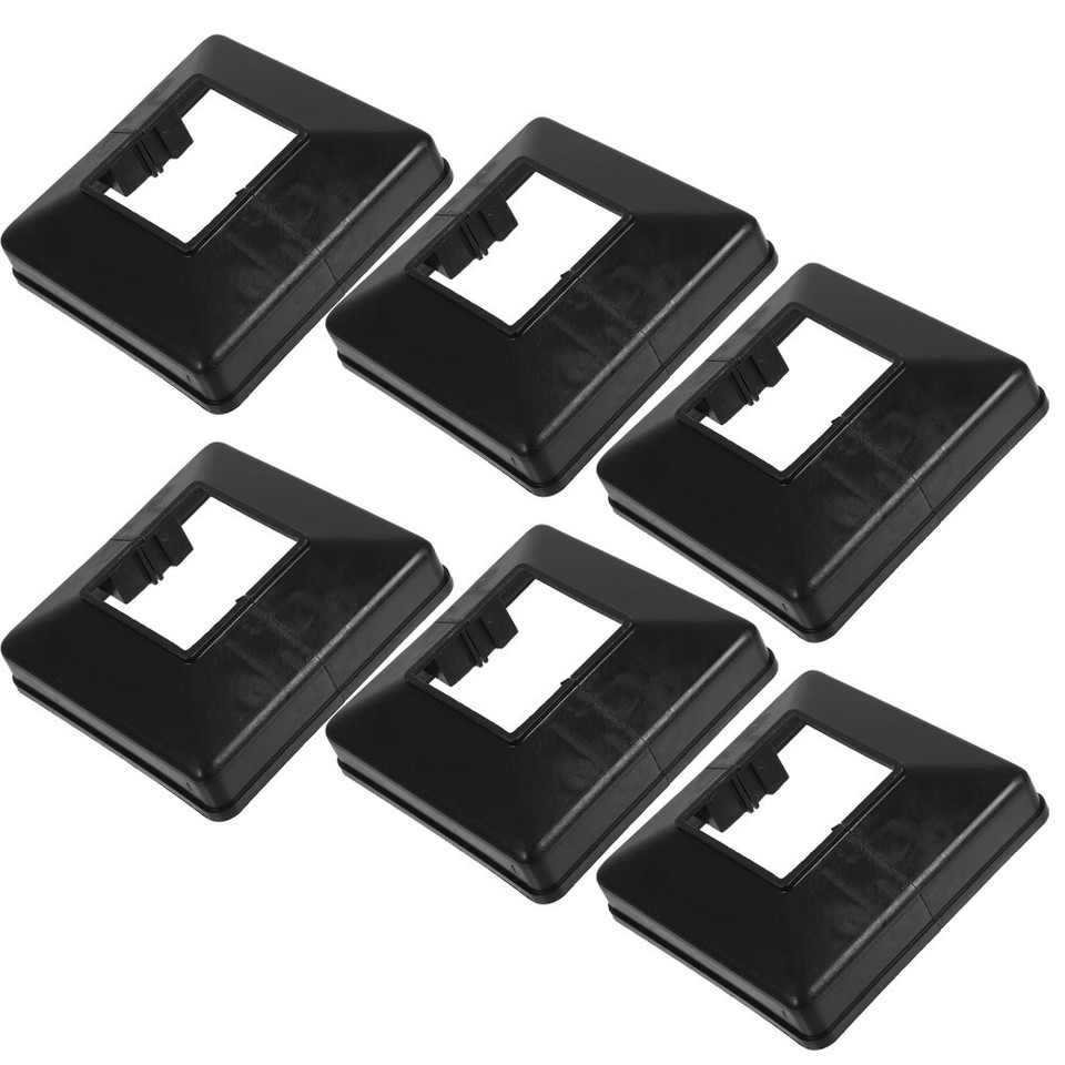 6pcs Post Base Cover Post Skirt Post Fence Skirt Railing Bottom Skirt ...
