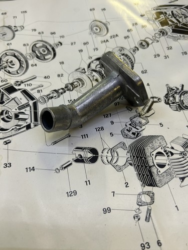 Collettore Aspirazione Califfone Rizzato Atala 122 Monferraglia Nos ...