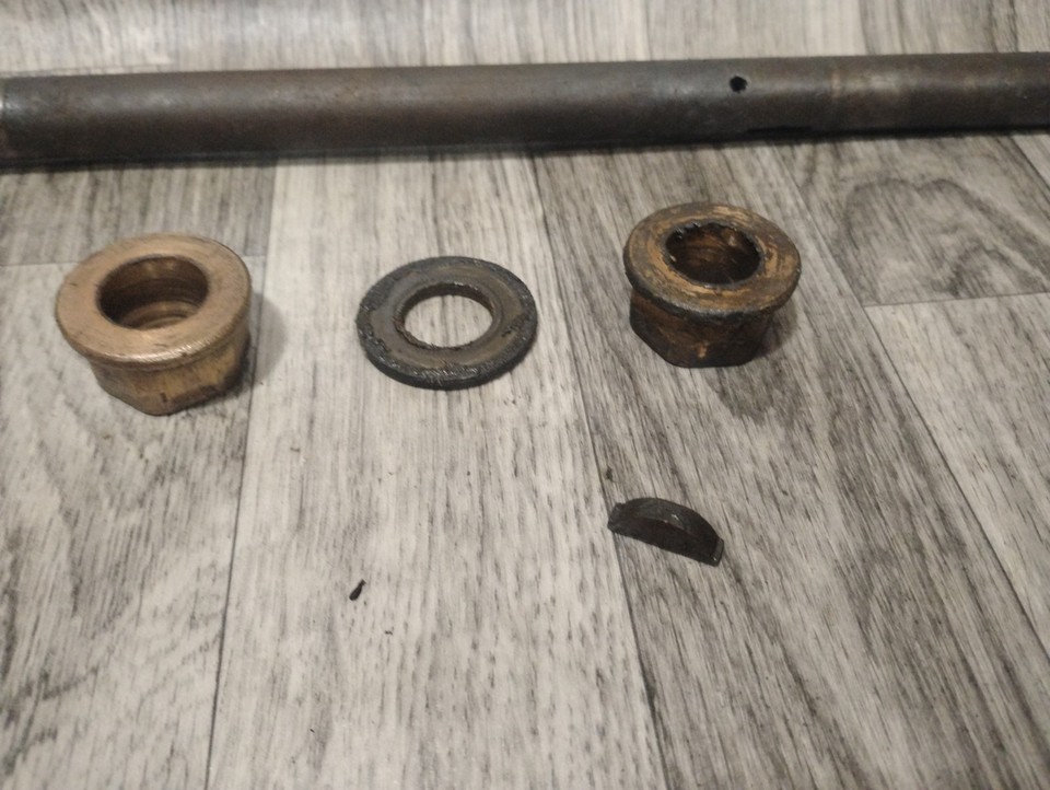 MTD SNOWBLOWER WHEEL AXLE AND BUSHINGS 738-0869 | eBay
