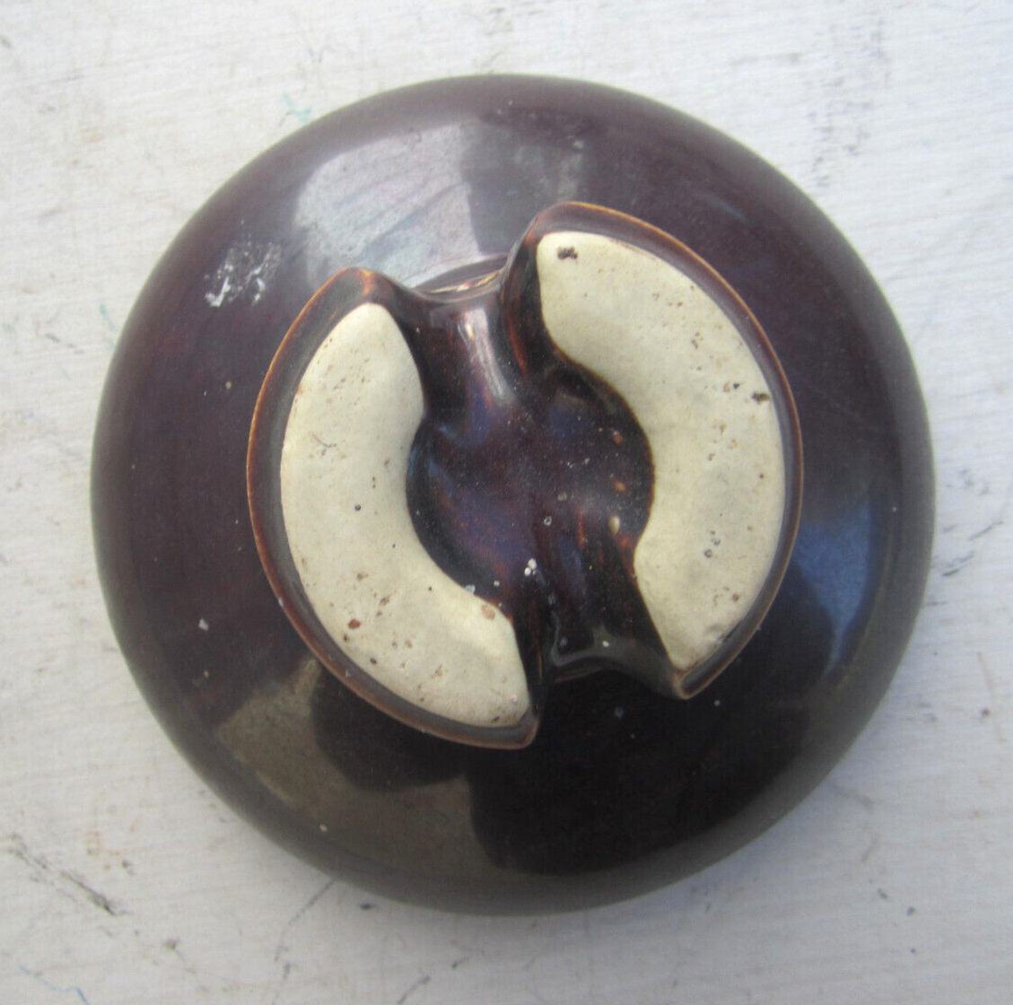 Very large ceramic insulator - 7 1/4" in diameter | eBay