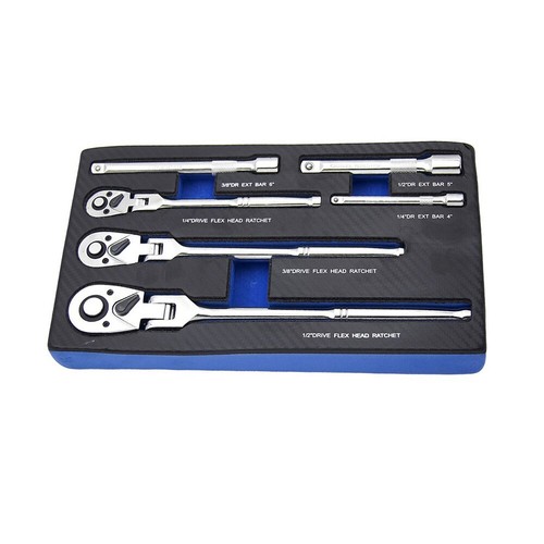 72 Tooth Ratchet 180 Degree Flex Head Ergonomic Handle High Strength ...