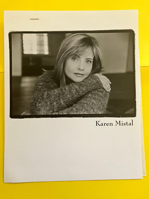Karen Mistal , original talent agency headshot photo w/ Resume | eBay