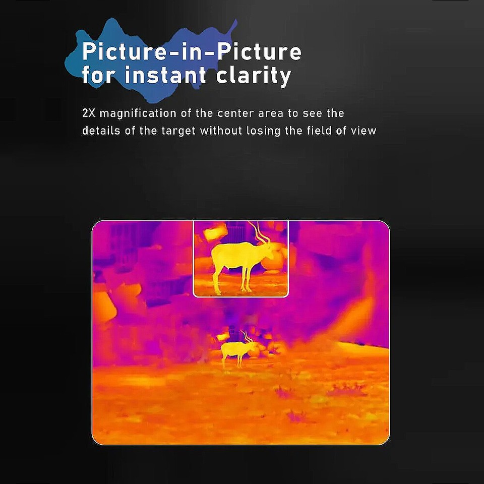 Thermal Night Vision 25-35mm Long Range Telescope Thermal For Hunting ...