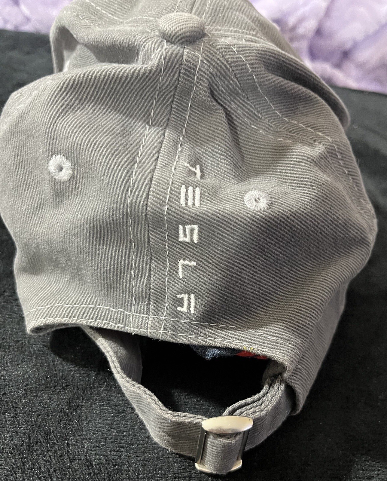 Tesla Hat CapRed Logo Gray Tesla Drivers Group TDG A… - Gem