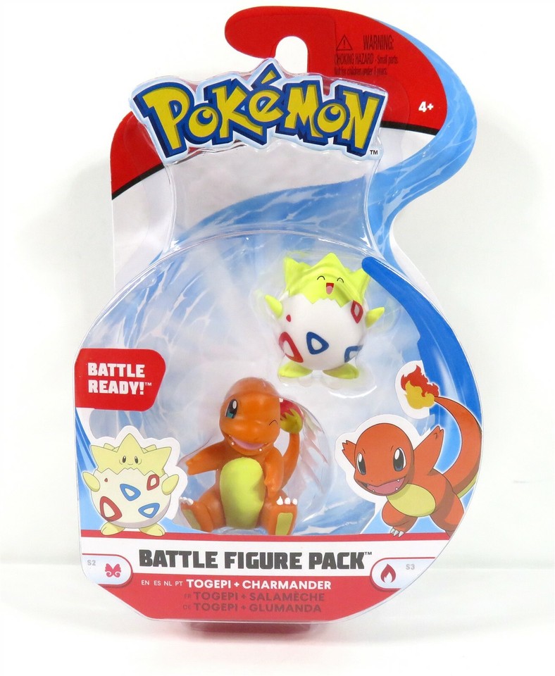 Pokemon Battle Figure Lot Charmander Squirtle Bulbasaur Eevee Togepi WCT New | eBay
