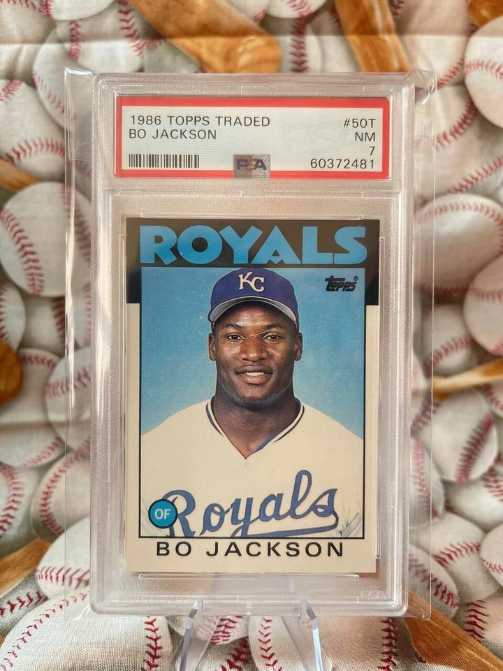 1986 Topps Traded Bo Jackson, O-Pee-Chee Wade Boggs, Topps Traded Barry ...