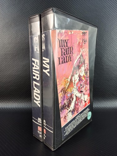 My Fair Lady (VHS, 2 Tape Set, CBS/FOX, Audrey Hepburn, Rex Harrison ...
